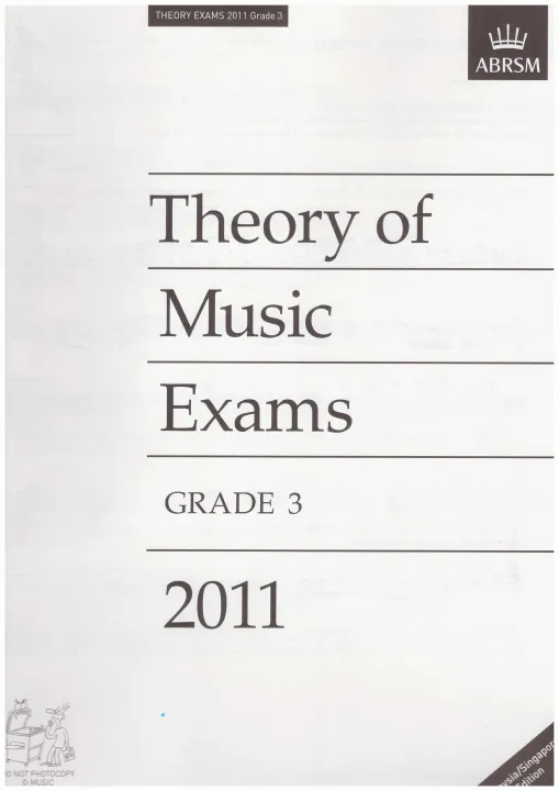 ABRSM Music Theory Practice Papers 2011 Grade 3 / Theory Paper / Theory ...