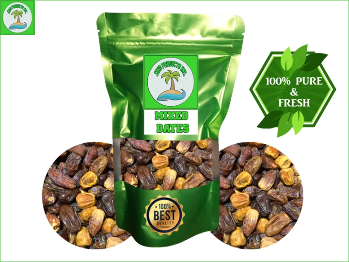 Mixed Dates Fruit (200g, 500g, 1000g, 3000g) - Imported from Saudi ...