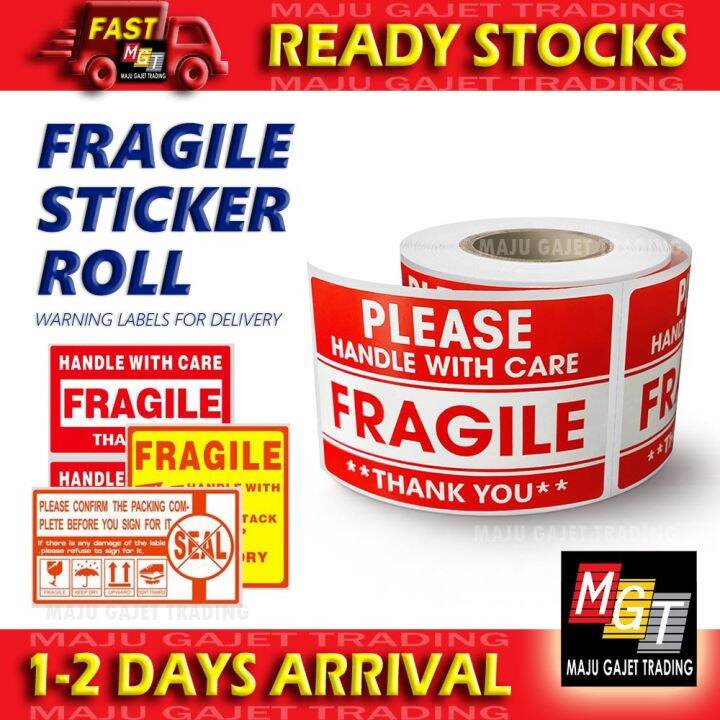 Fragile Sticker Warning Label Sign Parcel Delivery Express Waybill | Lazada