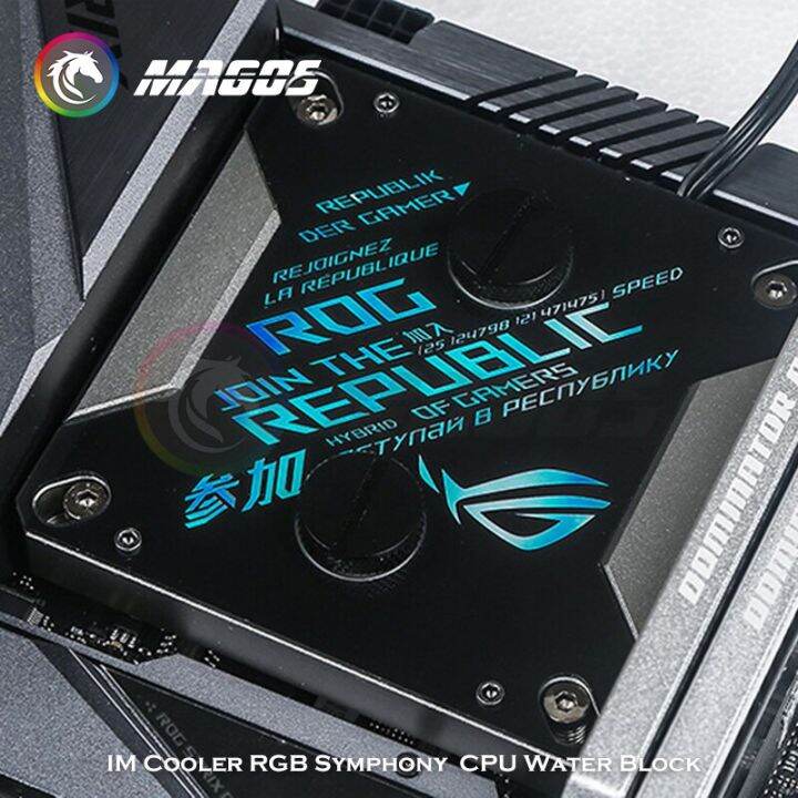 CPU Block Cooler ARGB Symphony ROG Edition For LGA1700 1200 20XX 115X ...