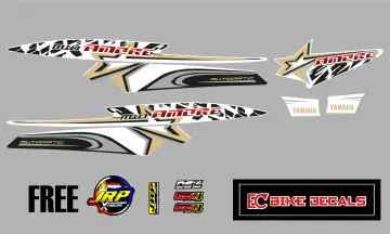 Yamaha Mio Amore Sticker Orange