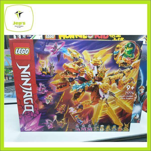 Lego Ninjago 71774 Lloyd's Golden Ultra Dragon (2022) | Lazada PH