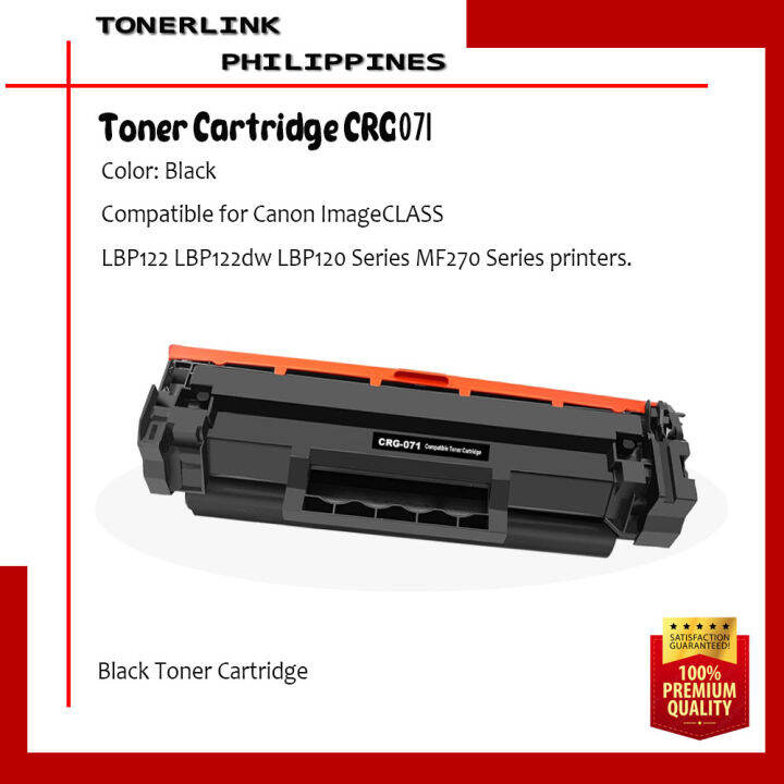 Toner Cartridge CRG071 (BLACK) | Lazada PH