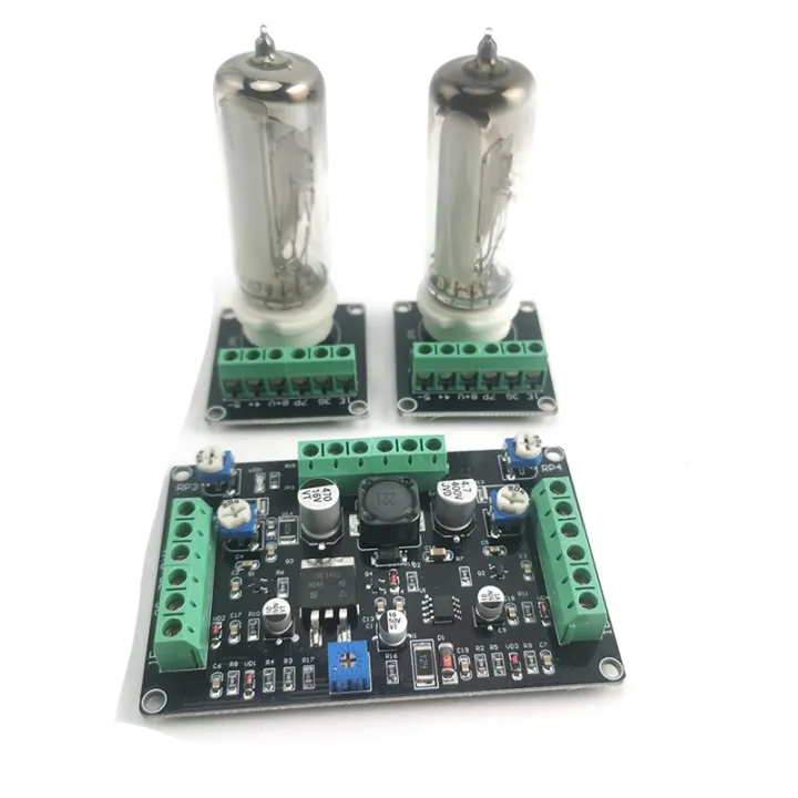 6E2 Cat Eye Tube Indicator Driver Board Kit Dual Channel Fluorescent ...