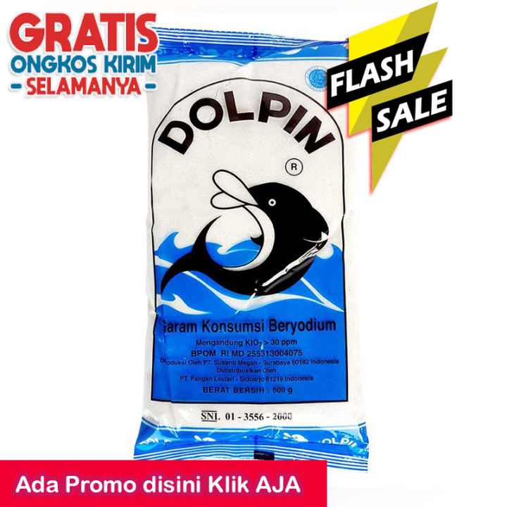 Garam Dapur Dolpin Garam Dolphin 500 Gr | Lazada Indonesia