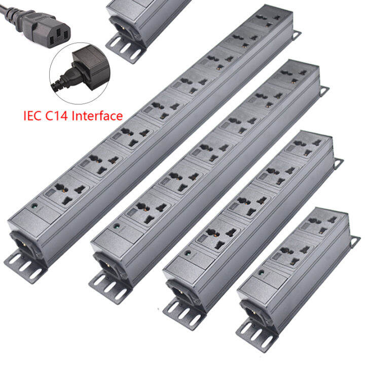Pdu Power Strip Distribution Unit With 2 3 4 5 6 7 8 9 10 11 12 13 14 Ways 3pin Uk Plug