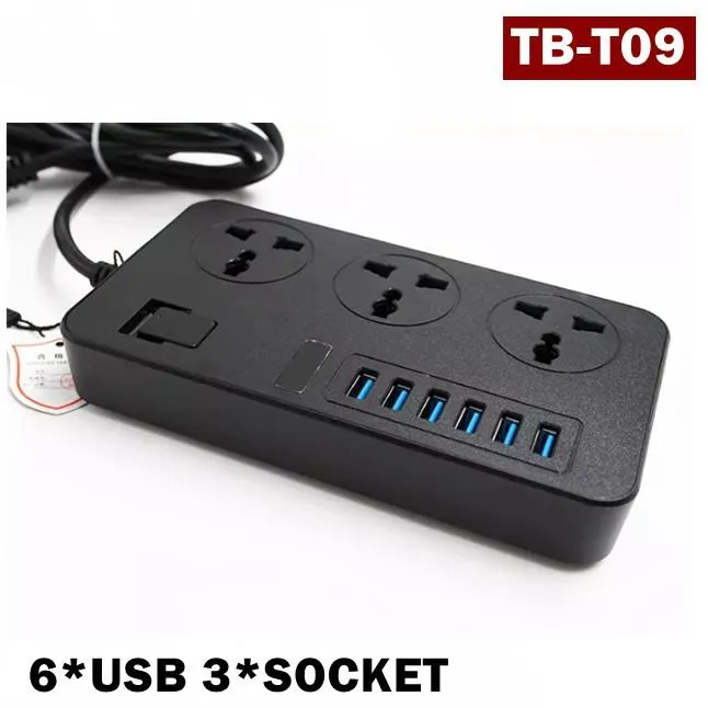 Sunsonic TbT09 3.1A Universal Power Socket Extension With 3 Ac Sockets ...