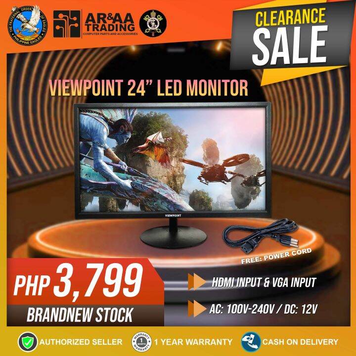 VIEWPOINT 24" LED BACKLIGHT MONITOR | Lazada PH
