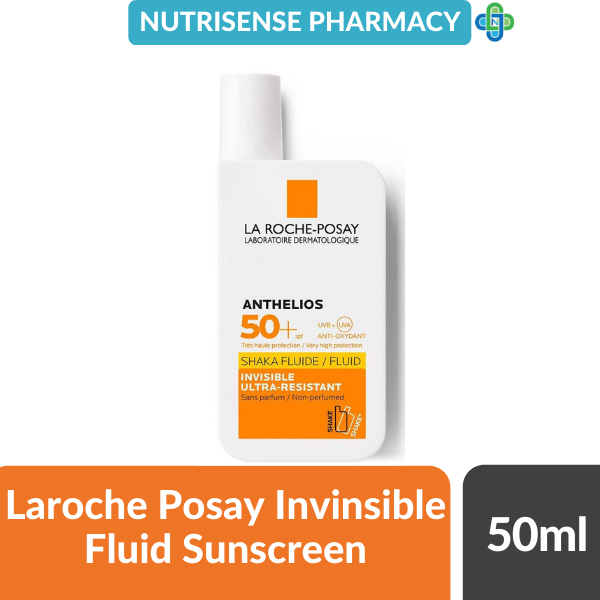 La Roche Posay Anthelios Invisible Fluid SPF50+ Non-Perfumed Sunscreen ...