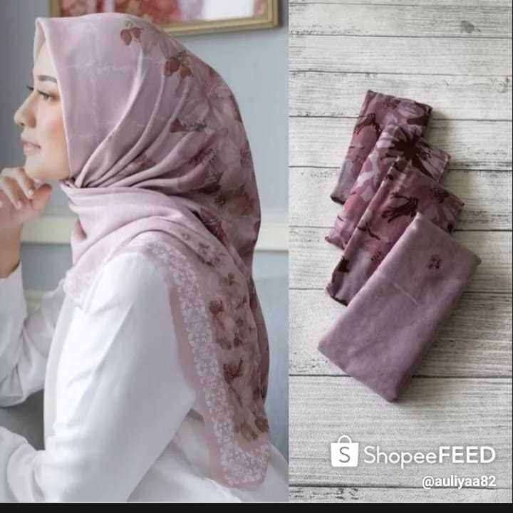 SINAR FASHION 72 - " BEST SELLER HIJAB DEENAY KW " Jilbab / Kerudung Denay Segi Empat Lasercut ...