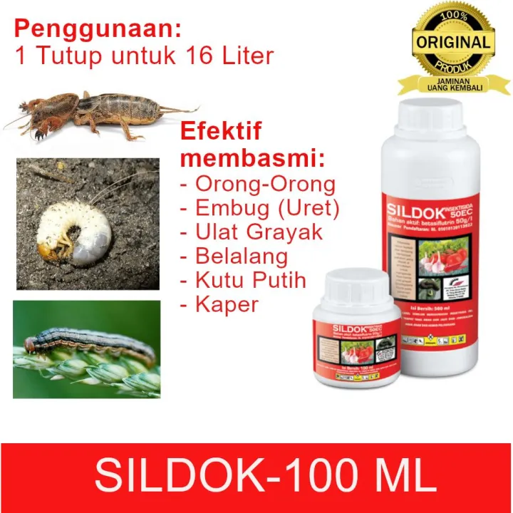 Sildok 100 ml Obat Hama Orong Uret Ulat Grayak Belalang Bintang Berkah ...