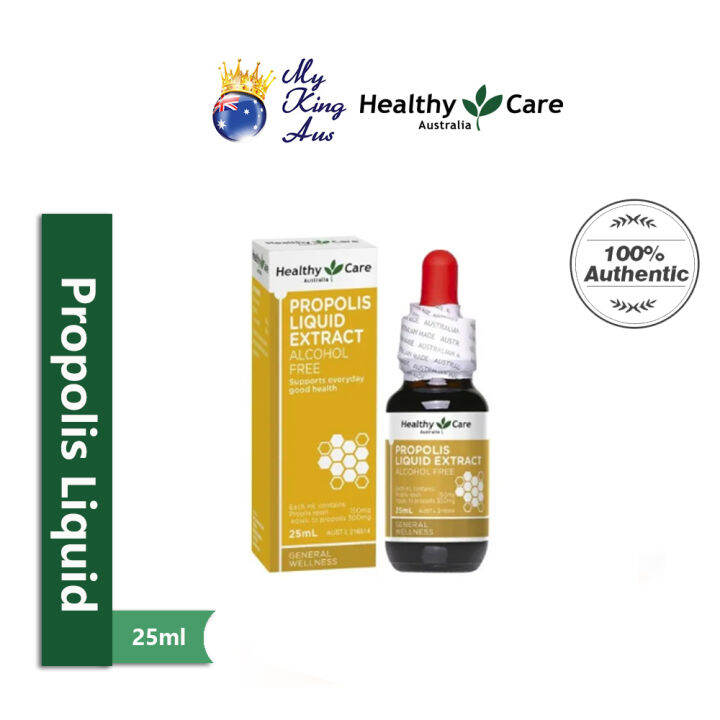 Healthy Care Propolis Liquid Extract Alcohol Free 25ml [My King AUS ...