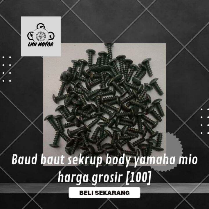 baut baud sekrup body yamaha mio harga( grosir per 100) | Lazada Indonesia