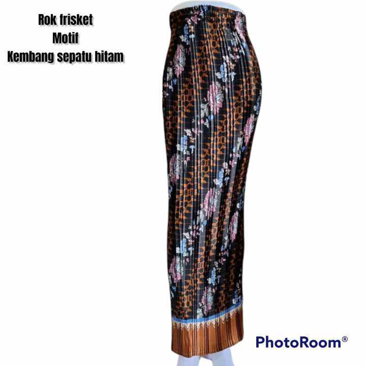 Rok Plisket Span / Maxi Skirt / Rok Panjang Prisket / kebaya / bawahan ...