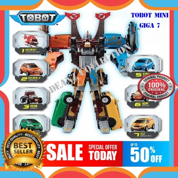 Robot Giga 7 Transformer Combine 7 Cars In 1 ROBOT Car ROBOT Giga 7 ...