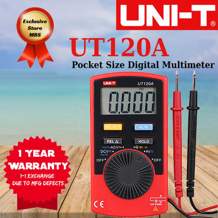 UNI-T UT120A Pocket Size Digital Multimeter | Lazada