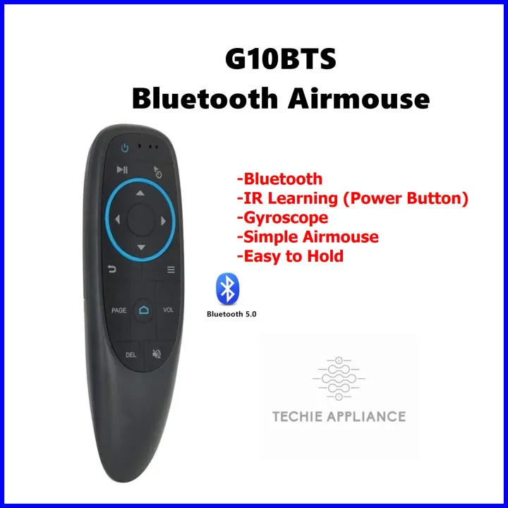G10BTS Remote Control Bluetooth 5.0 Air Mouse IR Learning Gyroscope ...