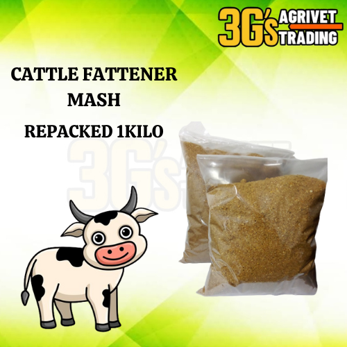 [3G AGRIVET] CATTLE FATTENER MASH/ CASSADOR /REPACKED 1KG/ PAKAEN SA ...