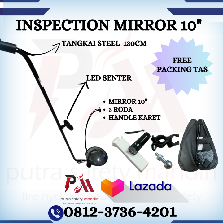 KACA DETEKSI BAWAH MOBIL SECURITY INSPECTION MIRROR DETECTOR CERMIN ...