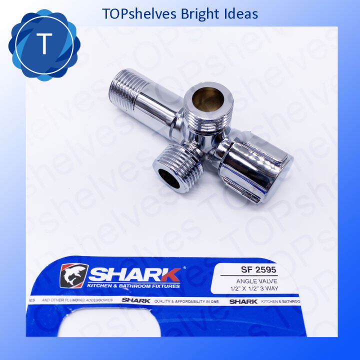 Shark Angle Valve 1/2" x 1/2" 3 way (SF2595) | Lazada PH