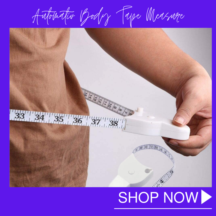 Automatic Body Tape Measure Self Retracting Triple Circumference Tape ...