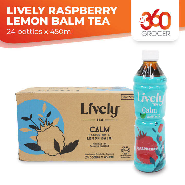 LIVELY RASPBERRY LEMON BALM TEA 24 x 450ML | Lazada
