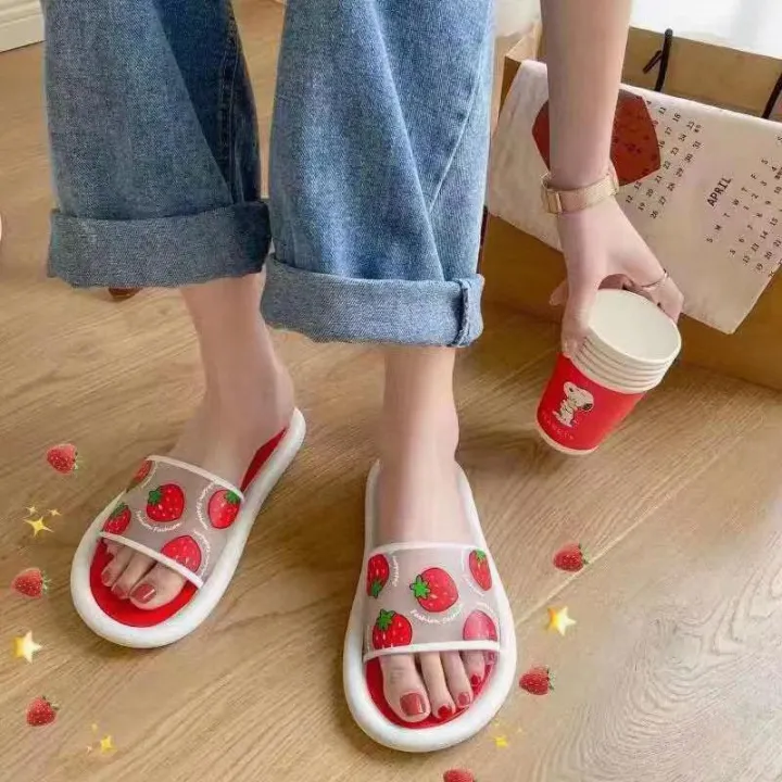 FRUIT DESIGN SLIP-ON HOUSE SLIPPER FOR WOMEN 38-39 | Lazada PH