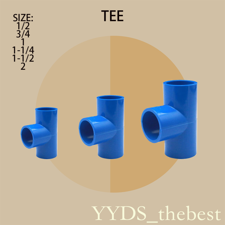 goflex tee UPVC water blue piping system 1/2",3/4"&1",1-1/2” , 1-1/4”,2 ...