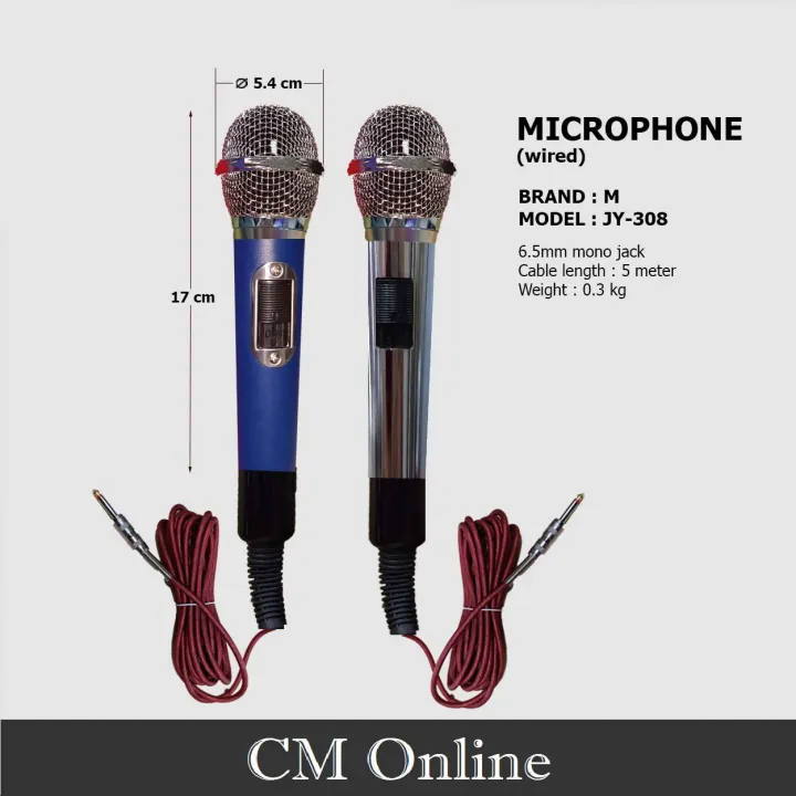Microphone (M) JY-308 | Lazada