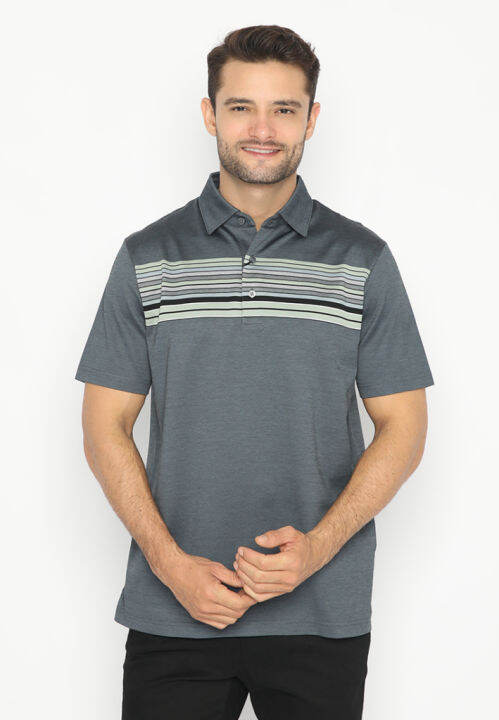 JACK CARLTON BAYFRONT PREMIUM POLO SHIRT REGULER FIT - CAVIAR | Lazada ...