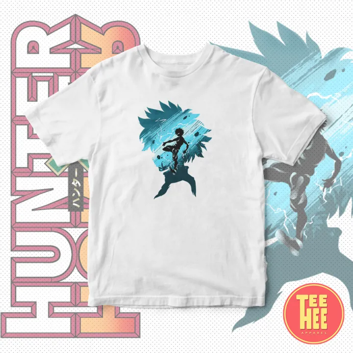 TEEHEE Trendy Killua Zoldyck Graphic Printed Oversized Anime T-Shirt ...