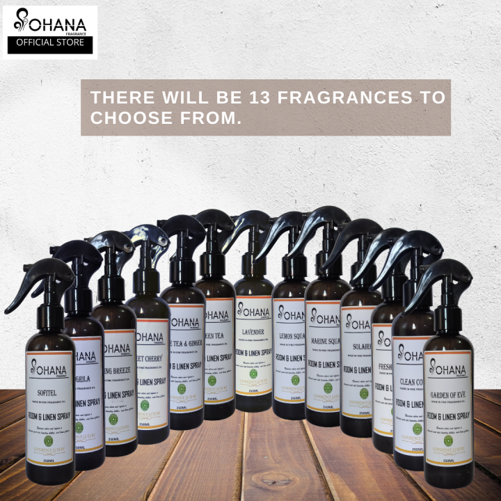 003 Ohana Room And Linen Spray 100ml And 250ml Hotels Room And Linen ...