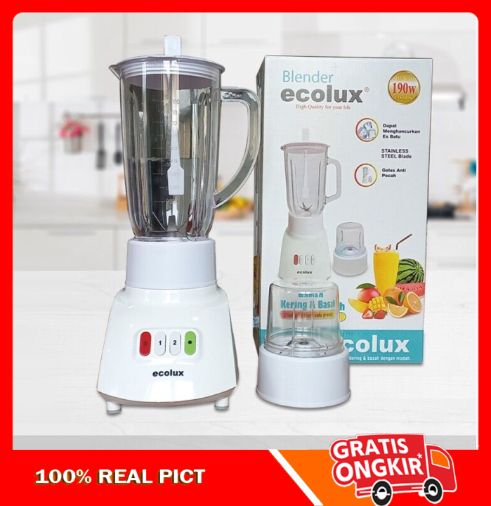 Blender National Viva Ecolux Omega 2 In1 Blender Gelas Kaca//plastik Murah | Lazada Indonesia