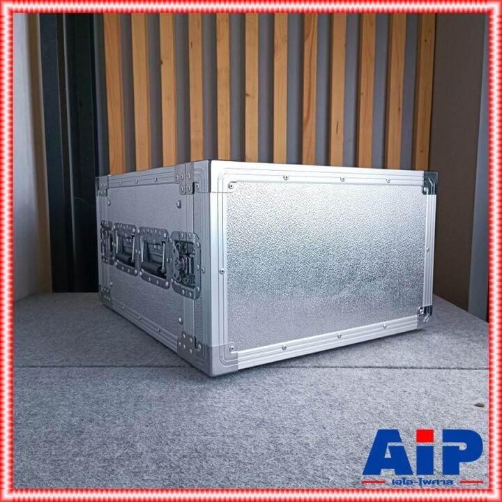 COMPACT M-6U 2ฝาหน้า-หลัง ลึก19" ผิวอลูมิเนียม แร็ค แร็คลึก19" RACK6U แร็คผิวอลูมิเนียม RACK เอ ...