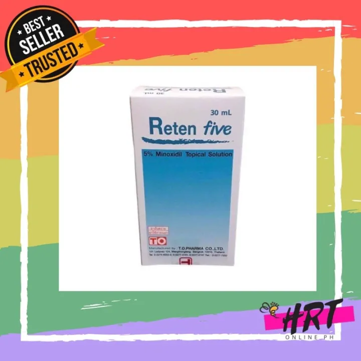 Reten Five 5% minoxidil hair grower | Lazada PH