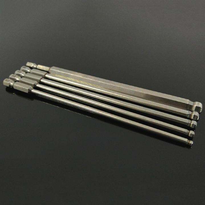 ใหม่ 5X HEX Ball Long bit Quick Connect Shank impact ไดร์เวอร์สว่านชุด ...