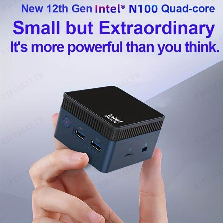 rifeikai M6S Mini PC Intel 12th Gen N100 12G DDR5 RAM 256GB SSD Window 11 Gaming PC 4K 60Hz HDMI ...