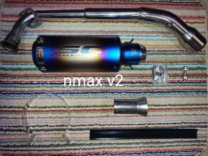 NMAX V2 FULL EXHAUST SYSTEM SC PROJECT | Lazada PH