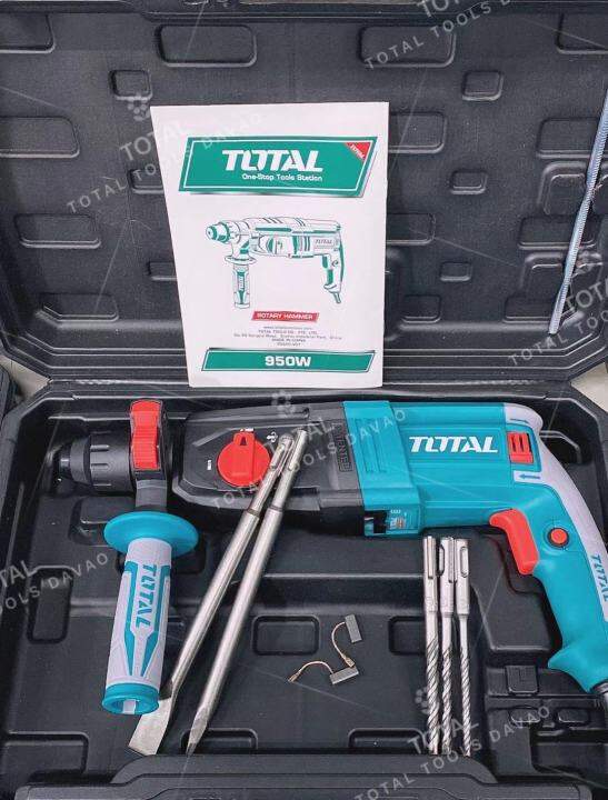 TOTAL ROTARY HAMMER 950W INDUSTRIAL TH309288 | Lazada PH