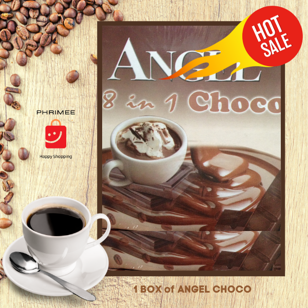 Angel 8 in 1 CHOCO Cocoa Powder (12 Sachets) by Phrimee | Lazada PH