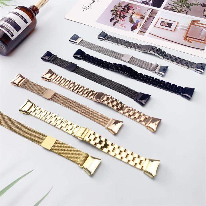 Luxurious Strap For huawei band 8 watch strap Stainless Steel Metal ...