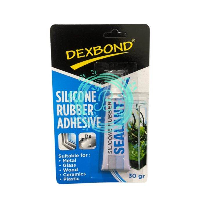 Lem Dexbond Silicone Rubber Adhesive Sealant 30gr Lem Kaca Aquarium ...