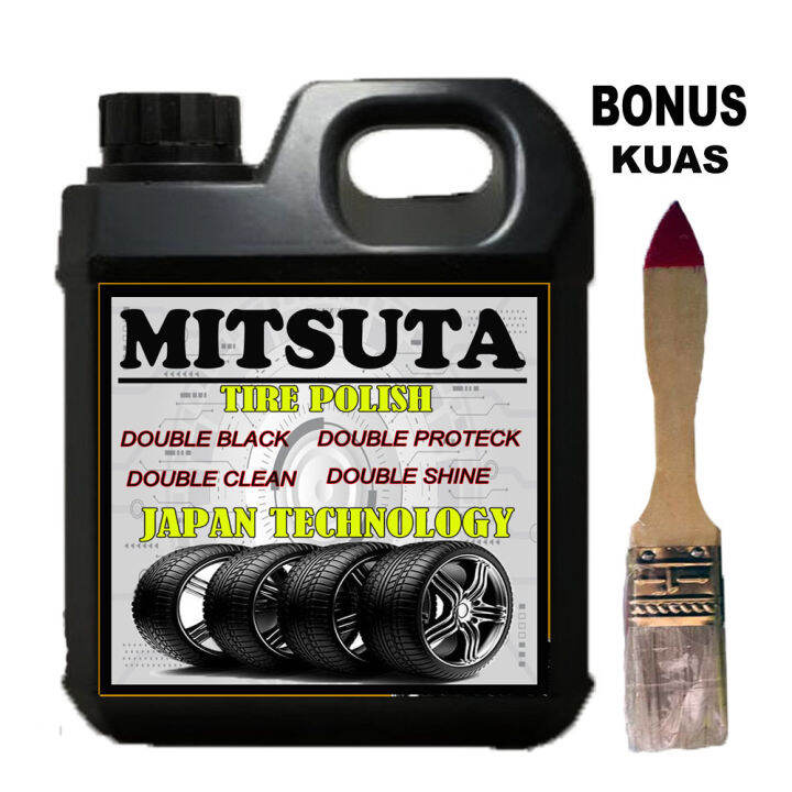 Semir Ban MITSUTA 1 Liter Double Proteck Double Black - Semir Ban Mobil ...