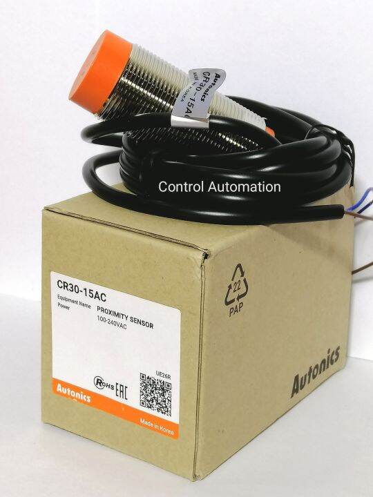 CR30-15AC Autonics M30 NC AC 2 Wire Capacitive Proximity Sensor | Lazada