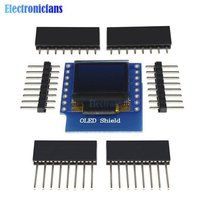 0.66 quot; inch 64x48 IIC I2C OLED Display Module SSD1306 Shield LCD Screen For WeMos D1 MINI ...