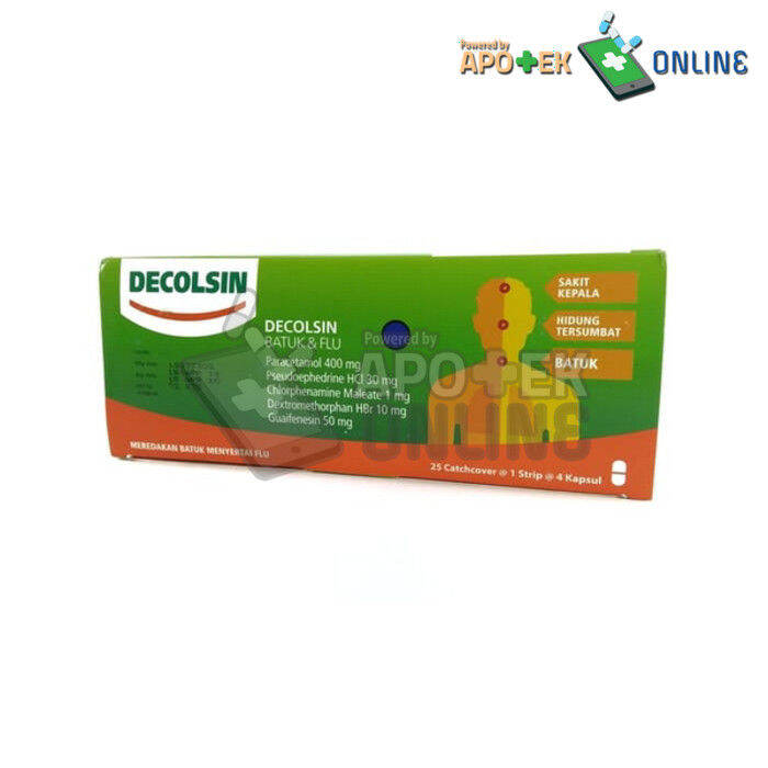 DECOLSIN 1 STRIP 4 KAPLET | Lazada Indonesia