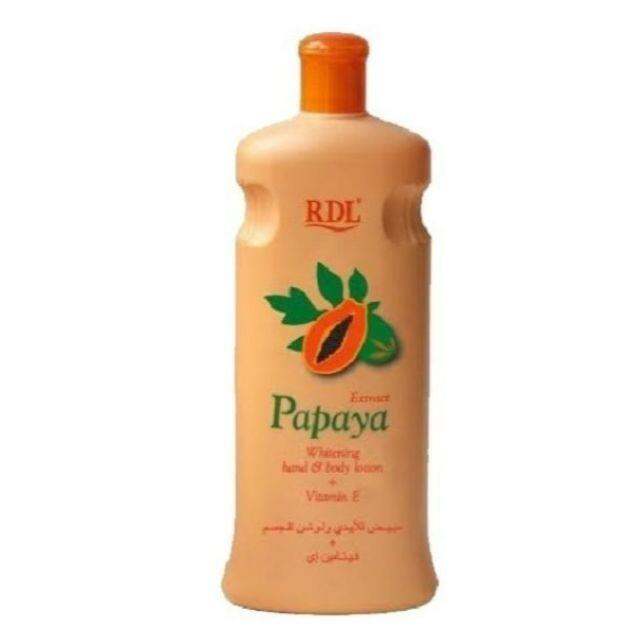 RDL Papaya whitening lotion 600ml /imported from UAE | Lazada PH
