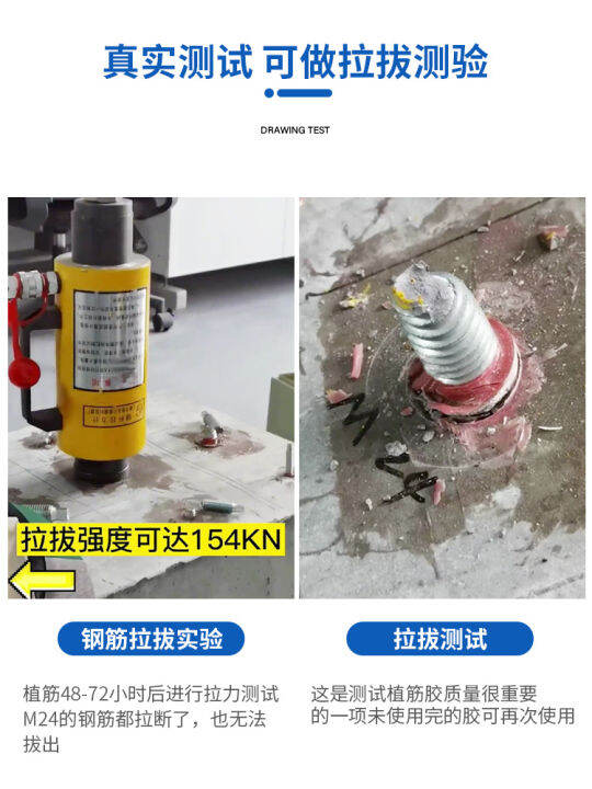 Special anchoring agent for reinforced concrete building with planting ...