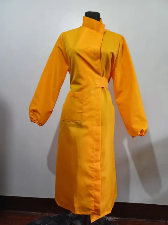 "FASHIONABLE" GOLDEN YELLOW PPE Gown ONLY - Lab Gown - Isolation Gown ...