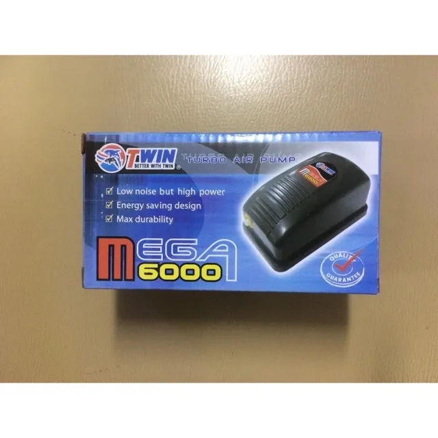 ปั๊มลม MEGA 6000 ปั๊มลมขนาดเล็กกะทัดรัด | Lazada.co.th